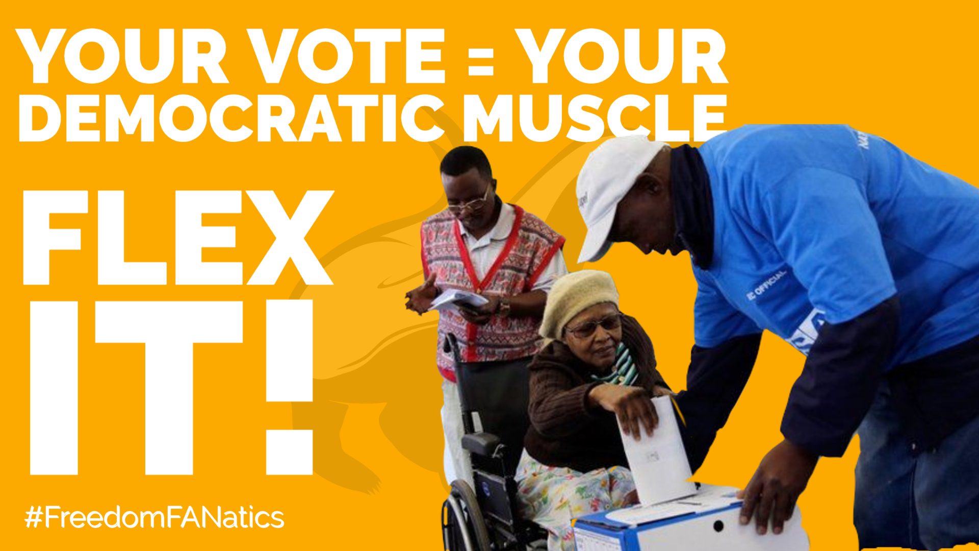Your VOTE = your democratic MUSCLE. Flex it! | Freedom FANatics Ep. 22 ...
