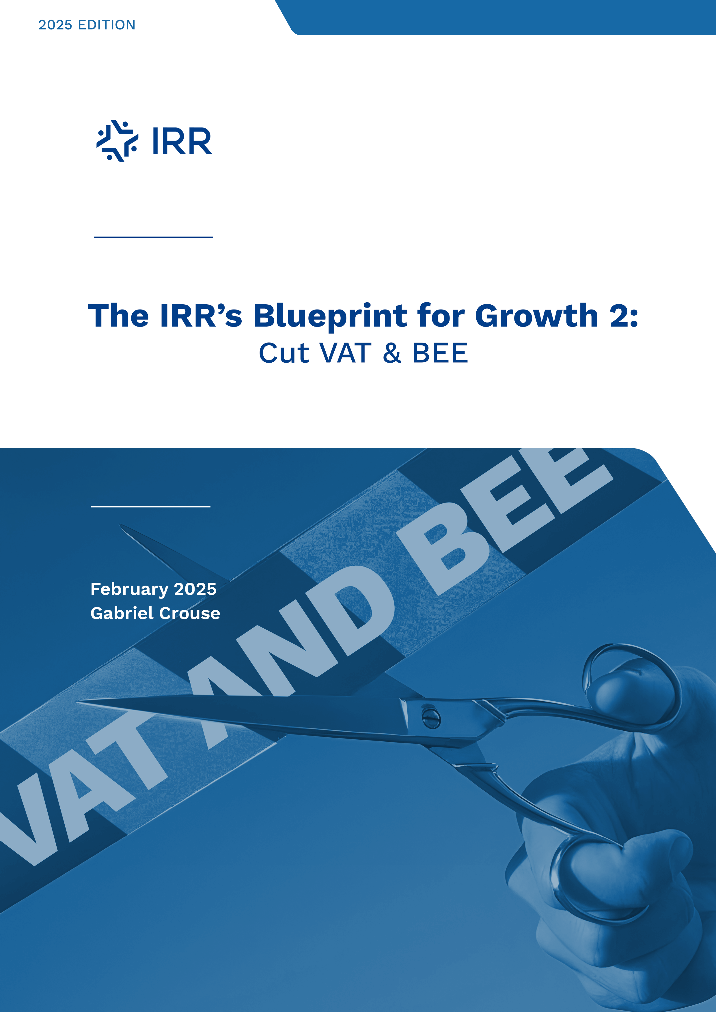 The IRR’s Blueprint for Growth 2: Cut VAT & BEE — Institute of Race Relations